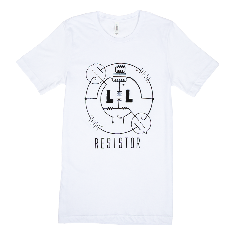 Black and White Resistor Tee – LERA LYNN MERCH